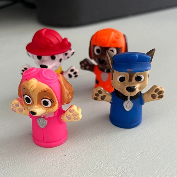 Paw Patrol | Toys | Set Of 4 Paw Patrol Finger Puppets Nickelodeon Skye ...